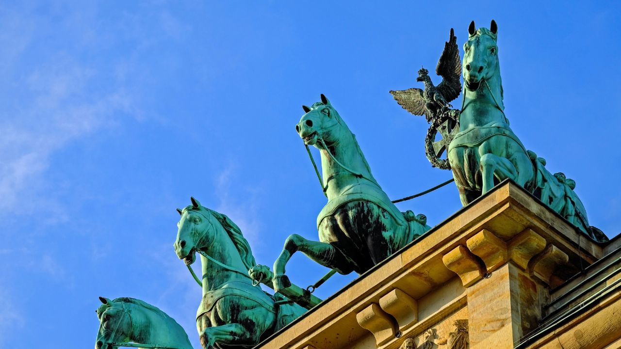 Berlin Attraktion - Die Quadriga auf dem Brandenburger Tor